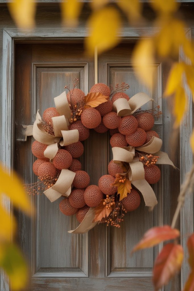 16 Easy DIY Fall Wreaths Ideas For A Stunning Front Door