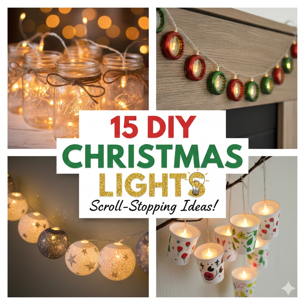 DIY Christmas Lights: 15 Budget-Friendly Ideas For A Magical Holiday ...